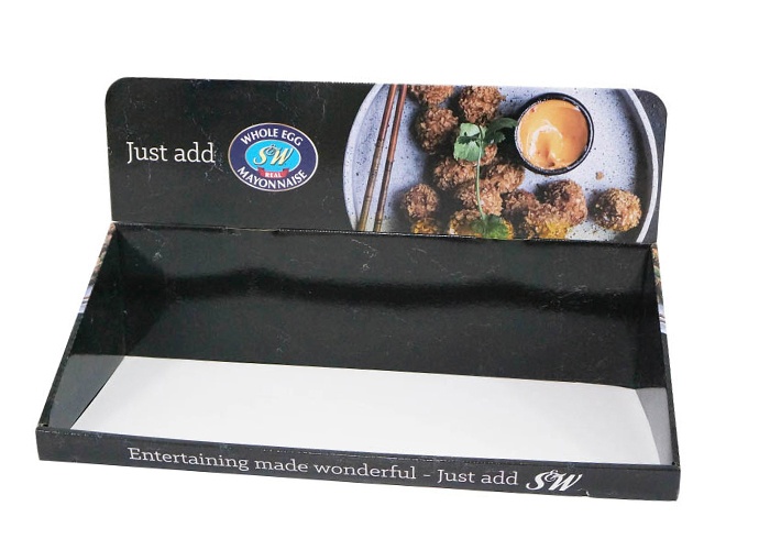 Counter display stand with custom design