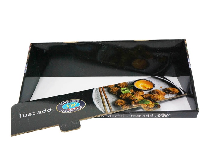 Counter display stand with custom design