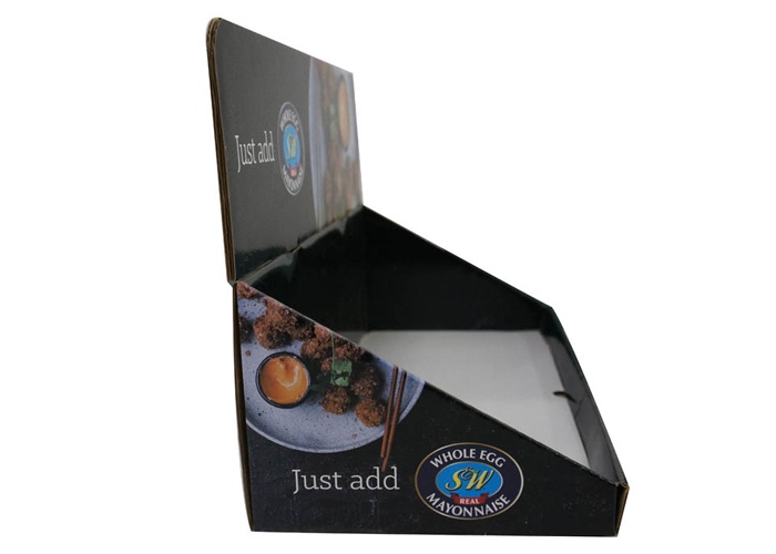 Counter display stand with custom design